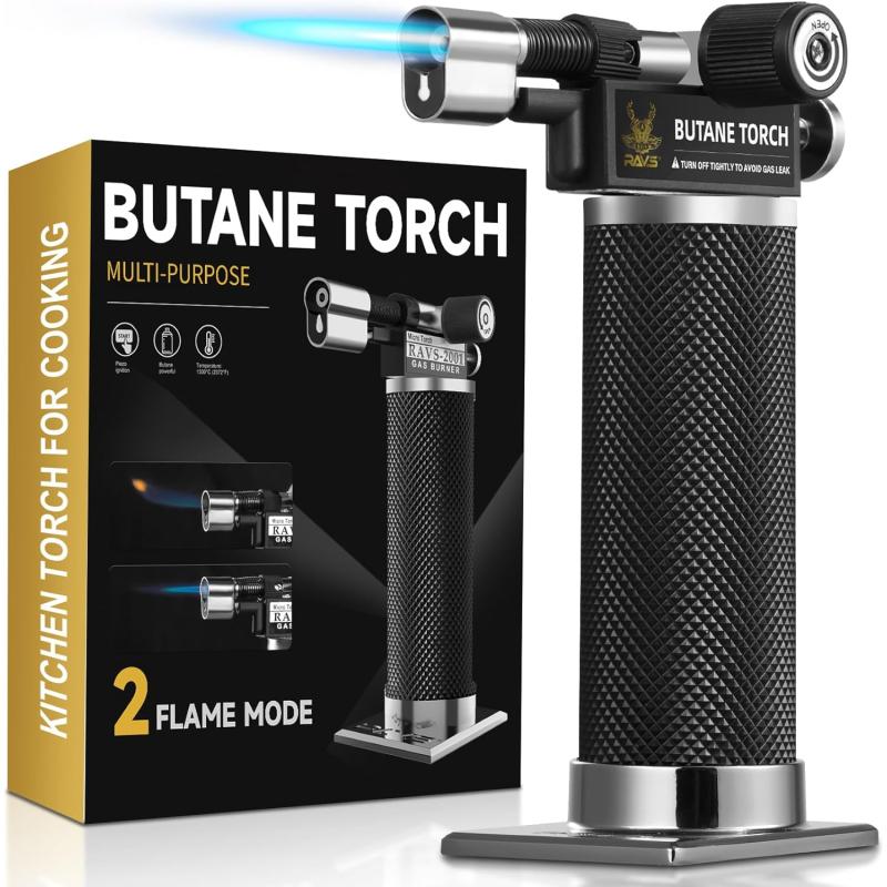 ravs Copper Butane Torch Lighter, Kitchen Torch Cooking Torches, Blow ...