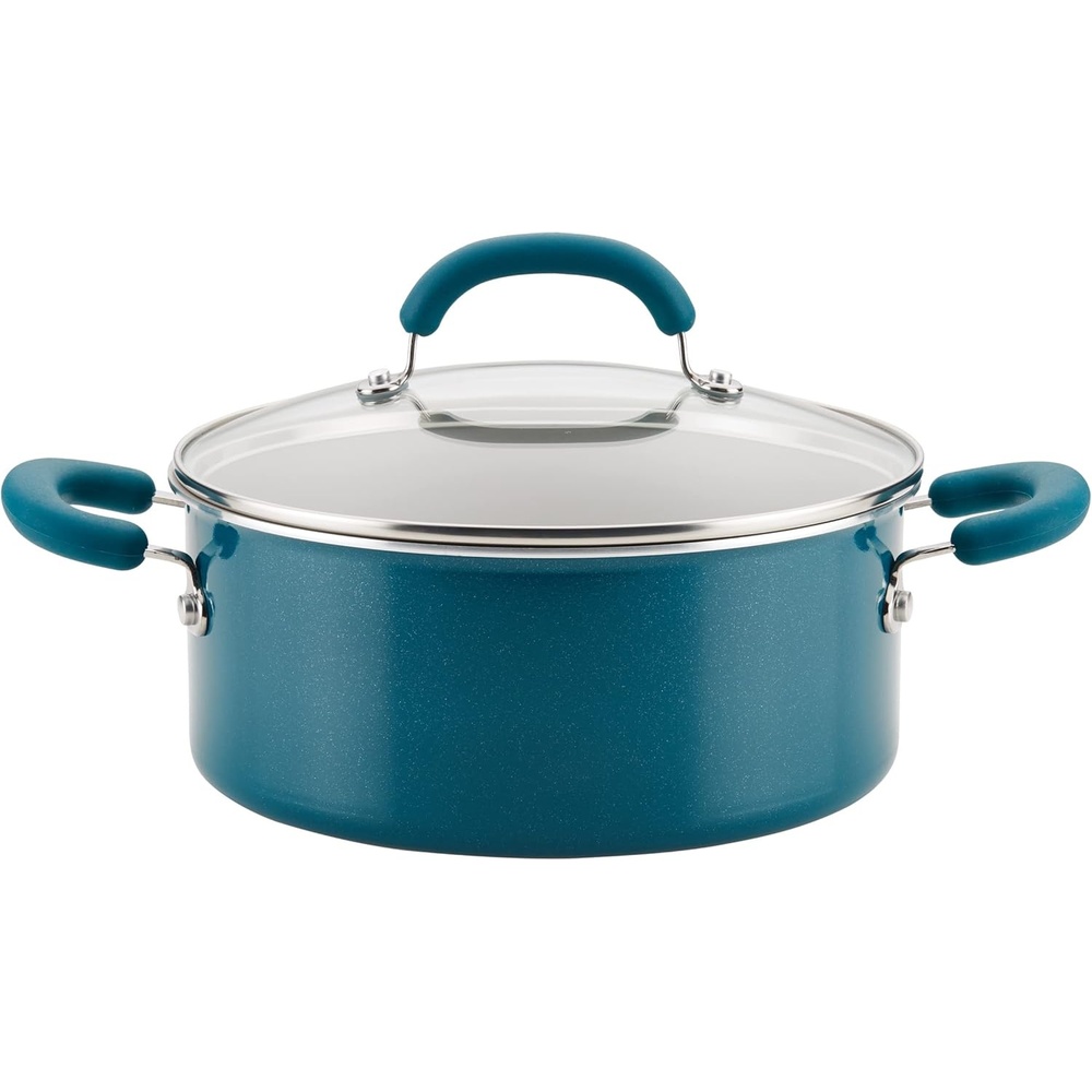 Rachael Ray Create Delicious Nonstick Induction Dutch Oven with Lid, 5 ...