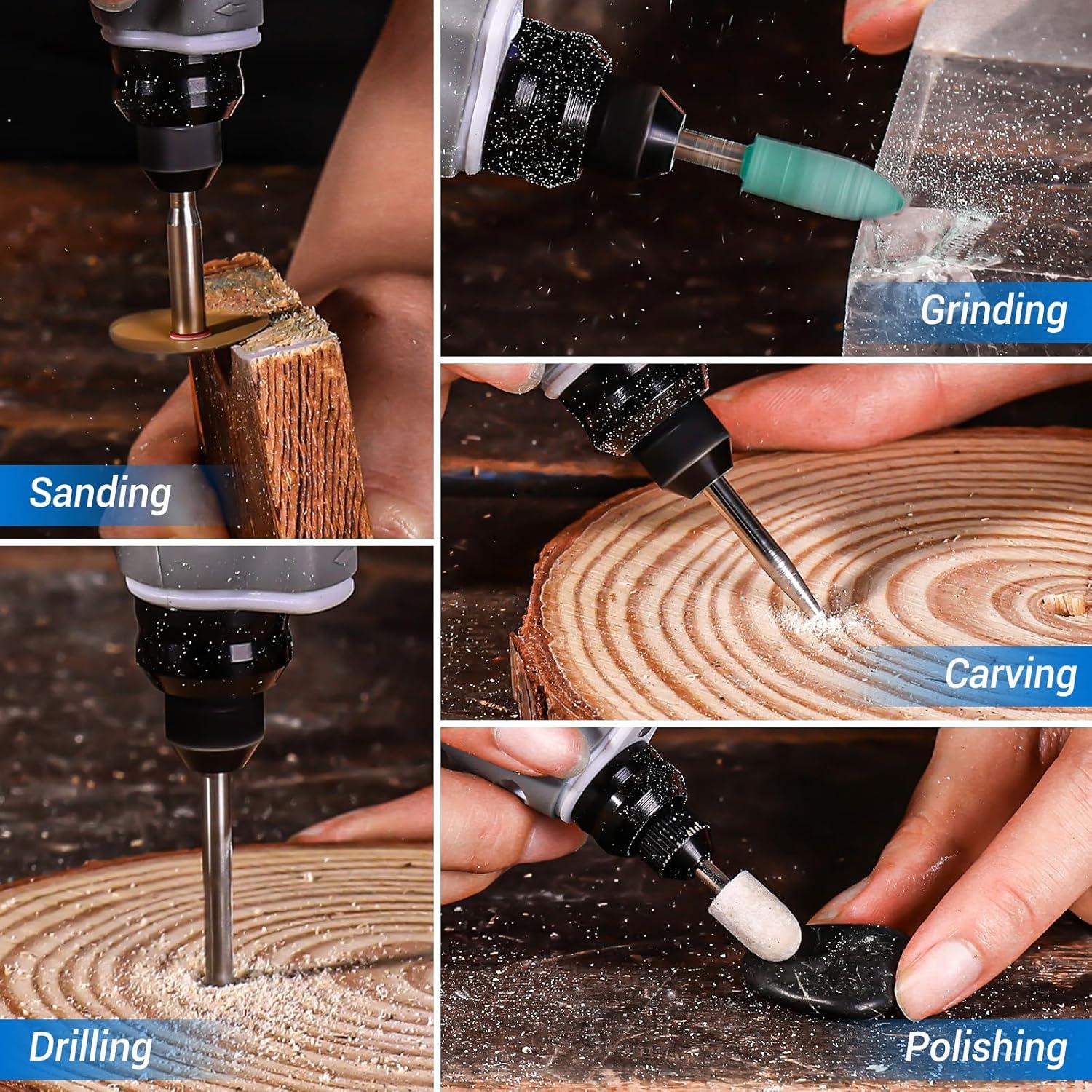 Mini Cordless Rotary Tool:DEKOPRO 3.7V Rotary Tool Variable Speed ...