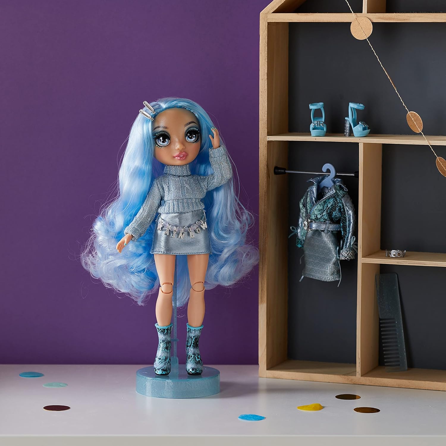 Rainbow High Series 3 Gabriella Icely Fashion Doll – Ice (Light Blue ...