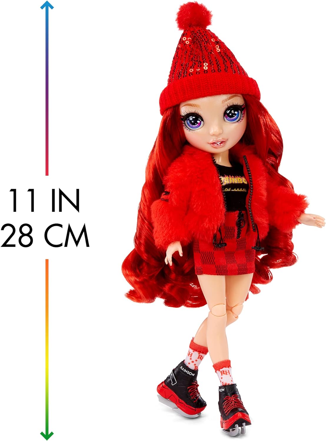 Rainbow High Winter Break Ruby Anderson – Red Fashion Doll and Playset ...