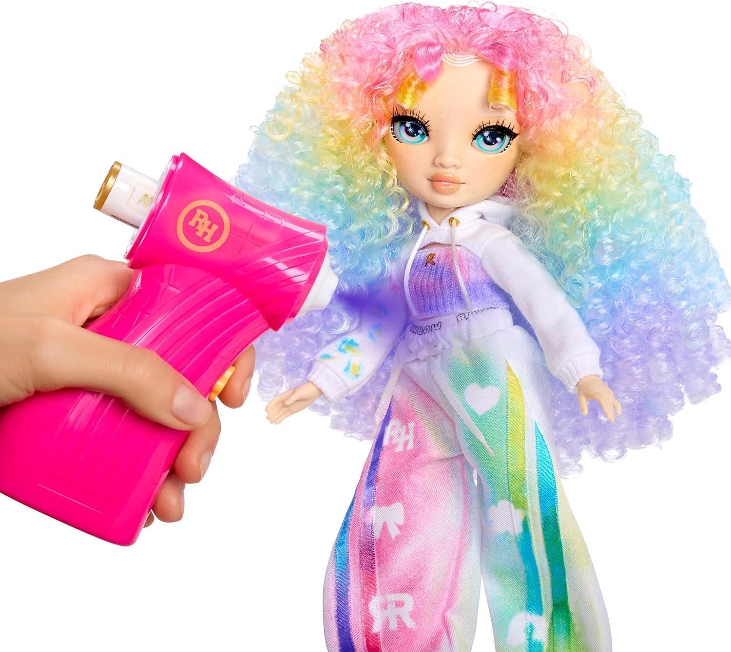 Rainbow High Air Brush & Create DIY Fashion Doll with Airbrush Marker ...