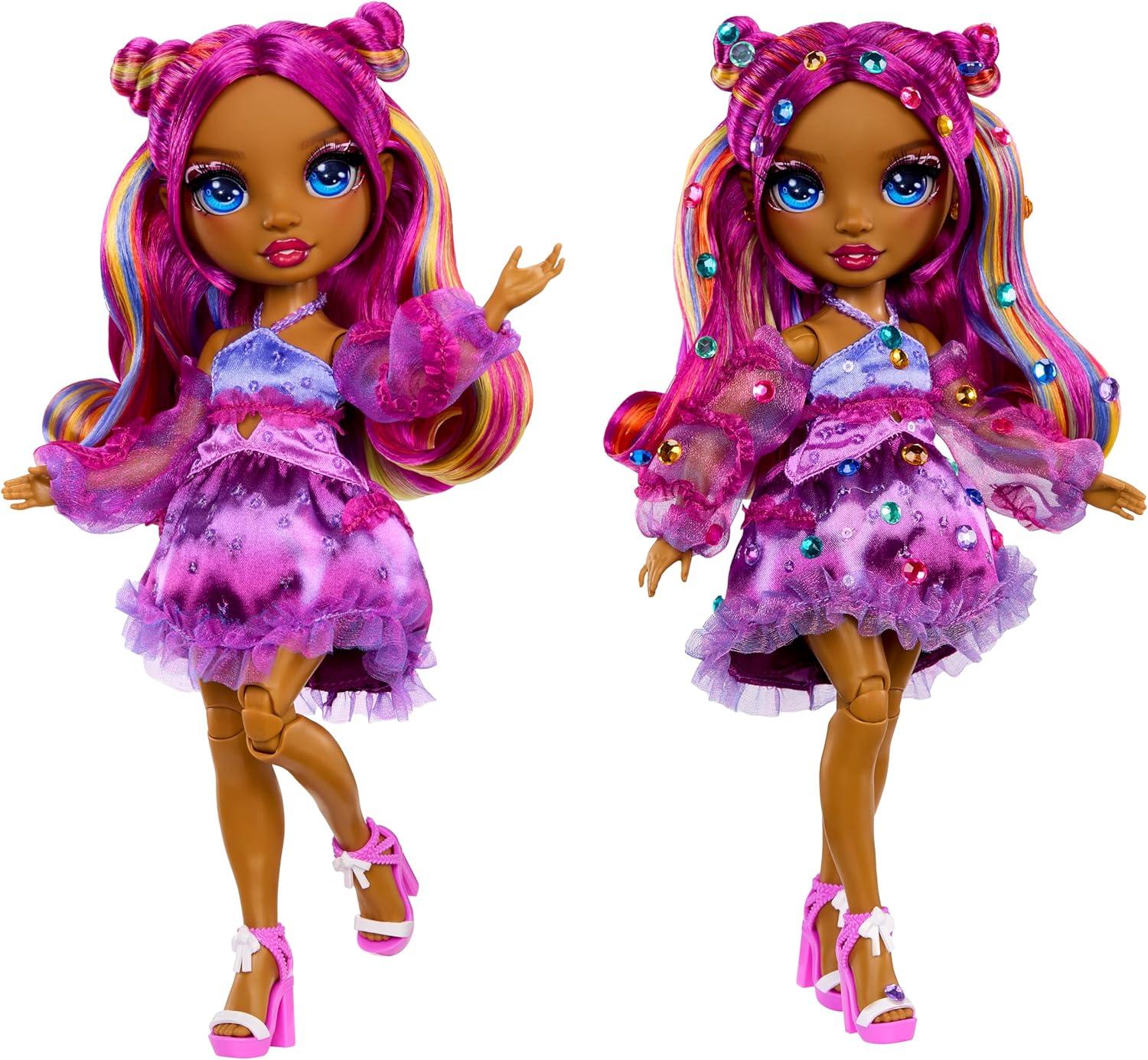 Rainbow High Be Dazzling Fashion Dolls- Noemie Violette (Purple) with ...